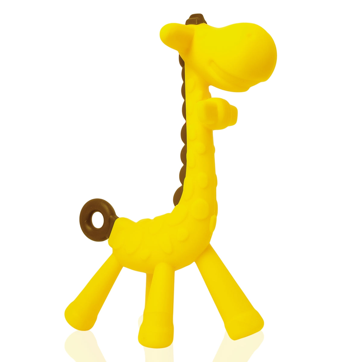 THE LITTLE LOOKERS Giraffe Shape Food Grade/BPA Free Silicone Teething ...